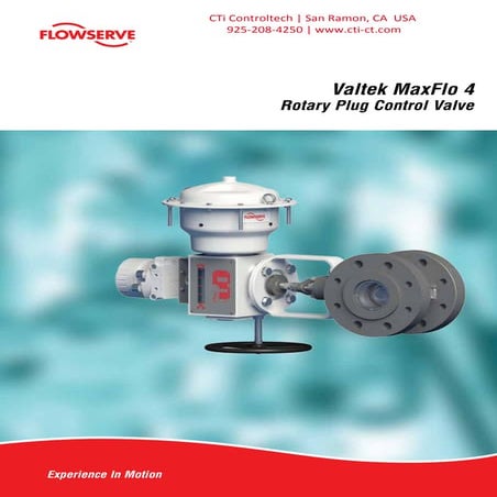 Eccentric Rotary Plug Control Valve | PDF