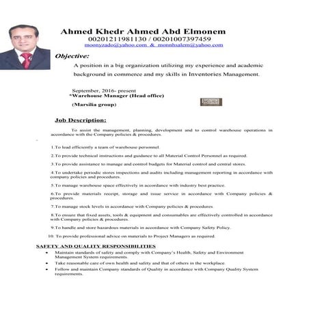 Store-Incharge-Resume | DOCX