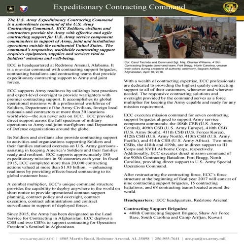 ACC-Rock Island Fact Sheet | PDF
