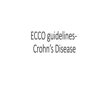 ECCO 2024 Guidelines on Medical Therapeutics for Crohn's Disease ...