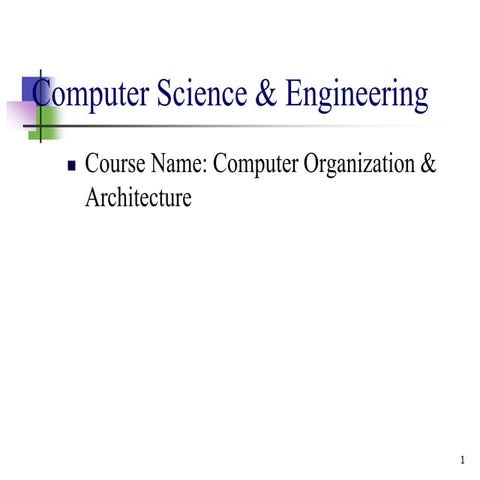 ECCS 3212 Chapter_1_COA part 1.pptx | Operating Systems | Computer Software and Applications