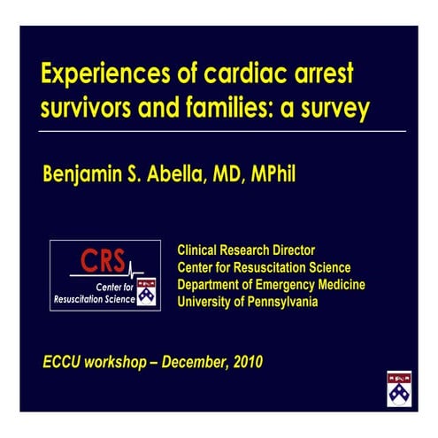 ECCU Survivor Workshop: Abella | PDF