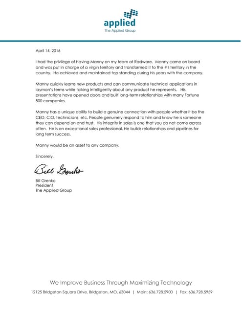 Johnny Letter of Reccomdation | DOC