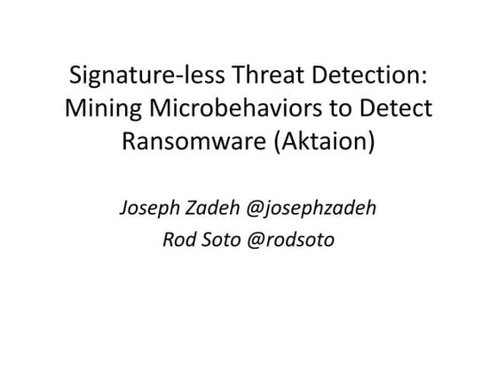 AktaionvWhitePaperBlackHat2016 | PDF