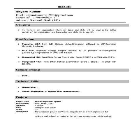 Resume- Prachi Gaur | DOCX