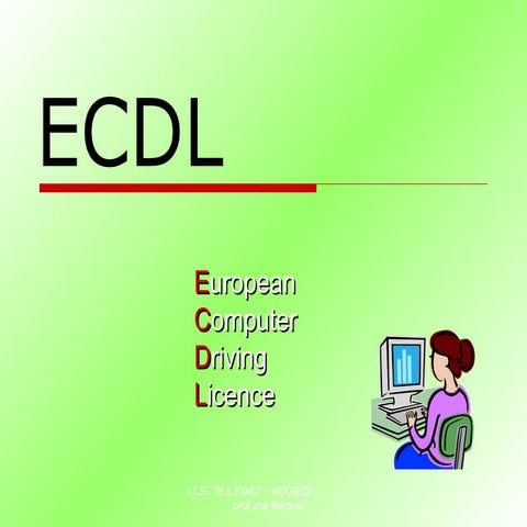 Ecdl presentazione - 1213 | PPT | Free Download