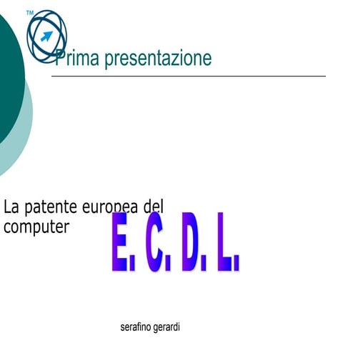 Ecdl completo | PPT