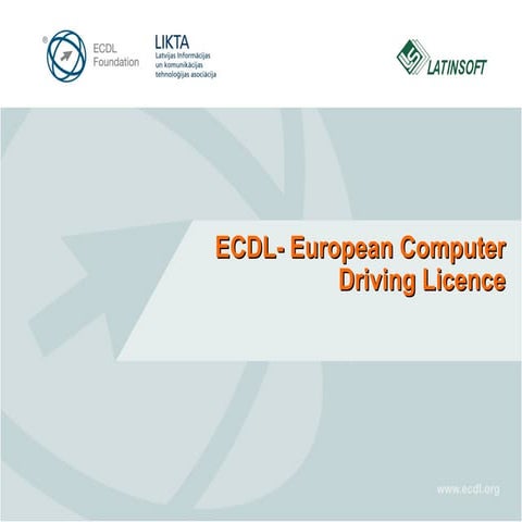 ECDL - Daugavpils - LatInSoft | PPT