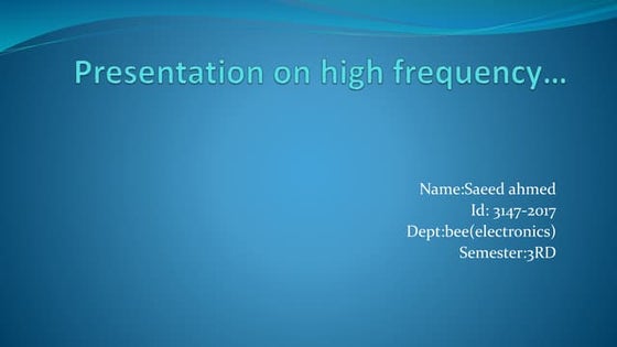 Ec8651 transmissions lines and rf systems | DOCX | Physics | Science