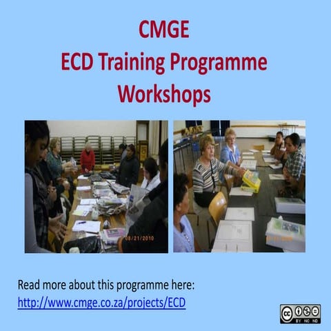 ECD Teacher Training 2011 | PPT