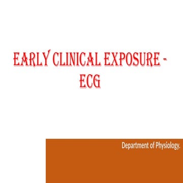 Early clinical exposure MBBS first yearECE.pptx