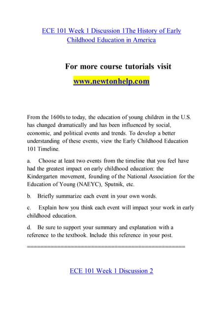 ECE 101 Success Begins /newtonhelp.com | PDF