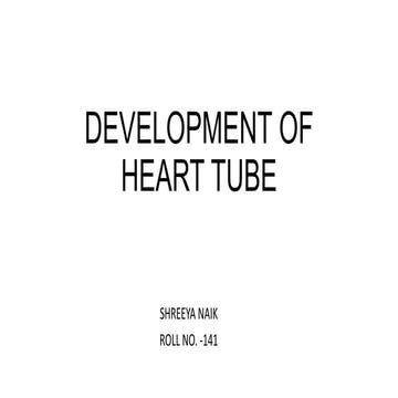 Heart development | PPTX | Heart and Cardiovascular Diseases | Diseases and Conditions