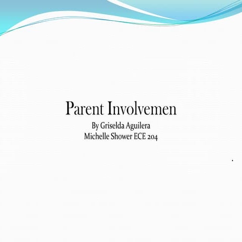 parent involvement | PPTX