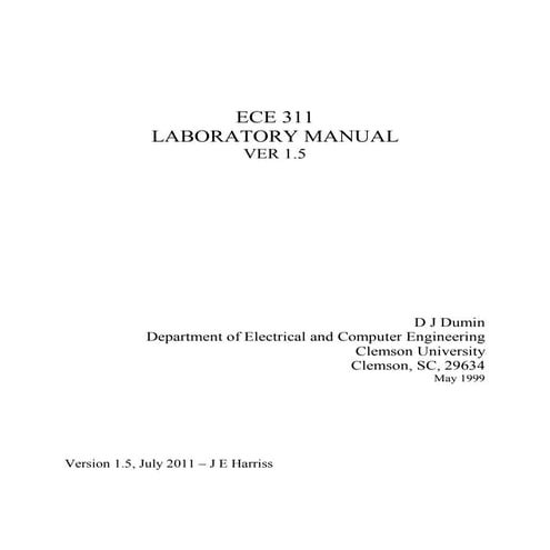 Ece 311 | PDF