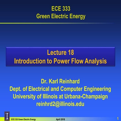 Ece333 2018 lect18_rh power flow | PPT