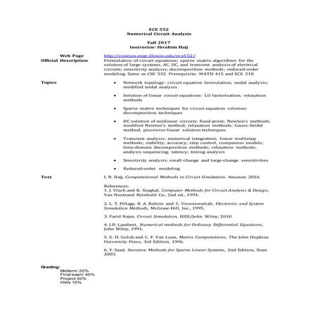 Ece 552 f2017-syllabus | DOCX