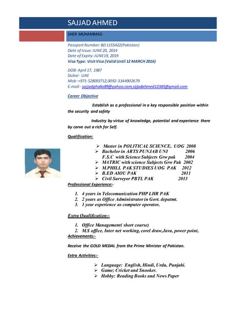 CURRICULUM VITAE OF ORDUGH DOMINIC | PDF