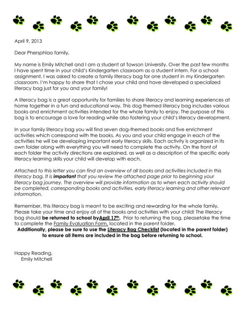 Environmental print letter | PDF