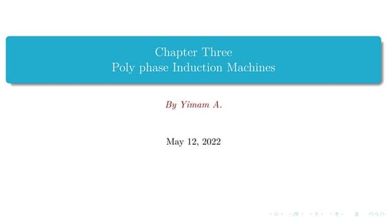 Solved Examples for Three - Phase Induction Motors | PPTX | Physics | Science