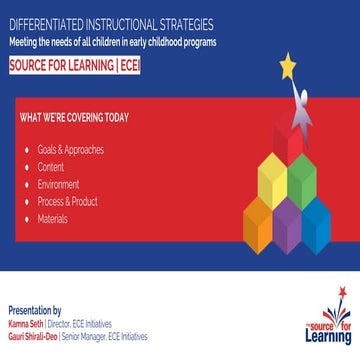 Differentiated Instructional Strategies: Meeting the needs of all ...