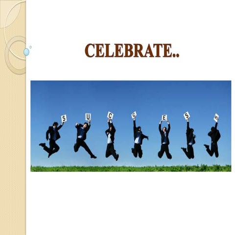Ecep101 -celebrate success!! | PPTX