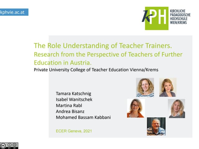 Ecer 2021_role understanding of teacher trainers | PPT Ecer 2021_role understanding of teacher trainers | PPT