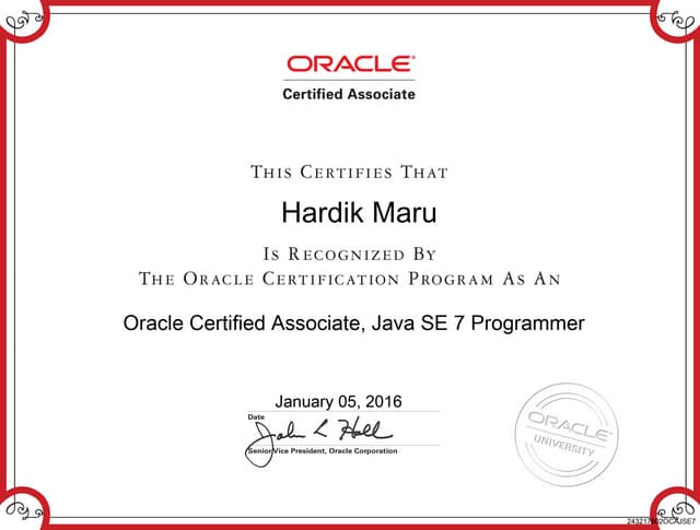 Oracle Java Se 7 Programmer Pdf Programming Languages Computing 8687