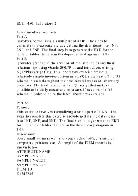 Oracle sql scripting homework | PDF