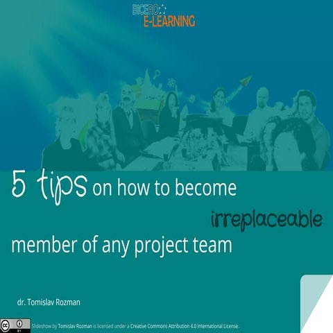 5 tips - how to become irreplaceable member of any project team | PDF