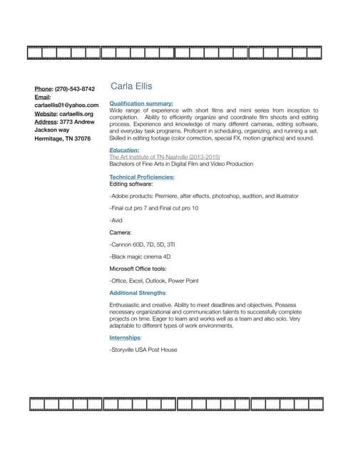 carter's_resume_animation_2016 | PDF