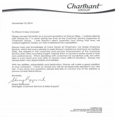 Letters of recommedations | PDF