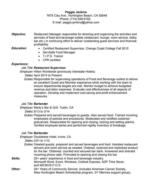 BradRushResume2015 | PDF