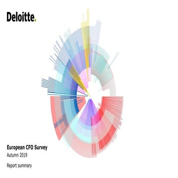 Deloitte European CFO Survey - Autumn 2019 | PDF