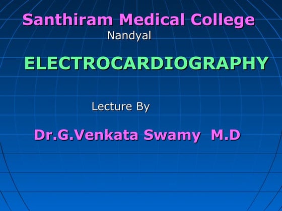 Procedure of Recording ECG | PPT
