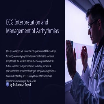 ECG-Interpretation-and-Management-of-Arrhythmias.pptx Dr ankush goyal ...