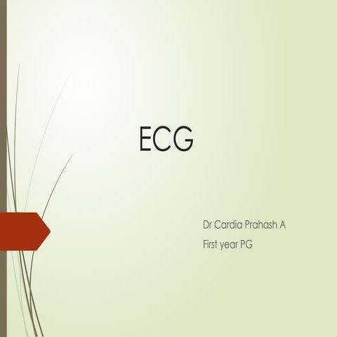 ECG and CVS detailed ppt for mbbs students | PPT