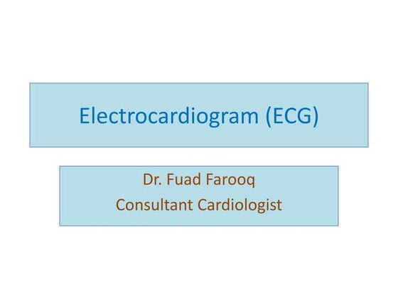 Ecg for Nurses... | PPT