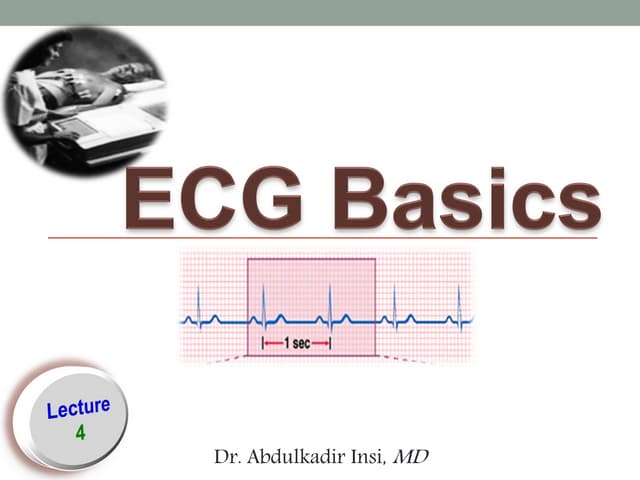 Ecg basics lecture 4 | PPT Ecg basics lecture 4 | PPT
