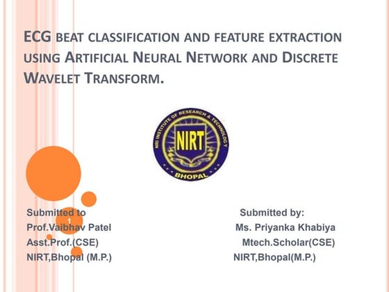 Classification And Detection Of Ecg Signals Using Artificial Neural 4961