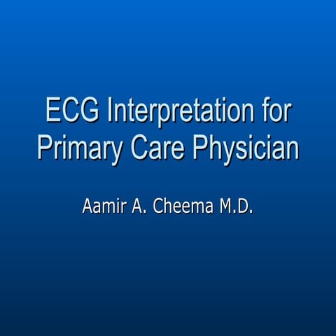 Ecg interpretation | PPT