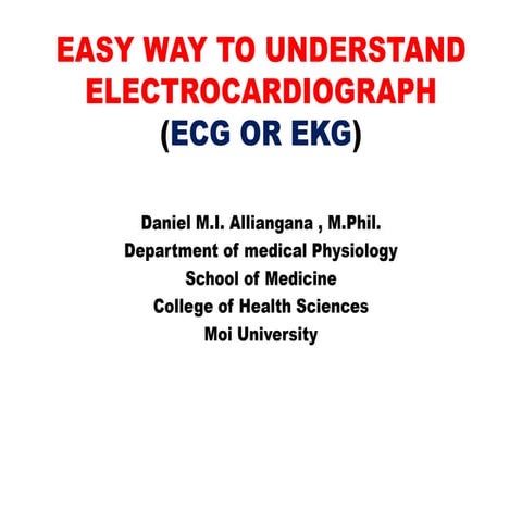 ecg made easy ecocadiograph interpretation | PPTX