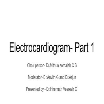 Comprehensive Introduction to Electrocardiogram (ECG) Fundamentals and ...