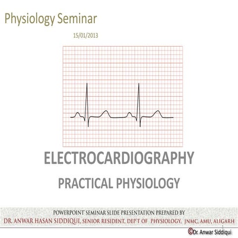 ECG(Electrocardiogram) presentation | PPTX