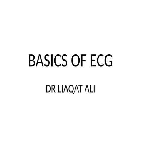 ECG_PRESENTATION by a doctor ecg overview | PPTX