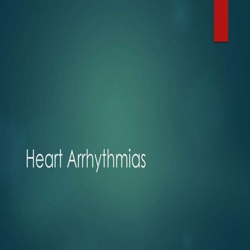 Heart Arrhythmia | PPT