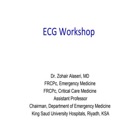 Ecg workshop | PPT
