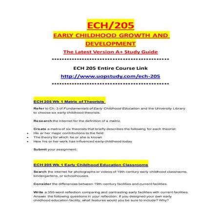 Ech 205 ech205 ech 205 best tutorials guide uopstudy.com