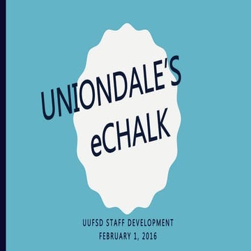 E chalk training | PPTX