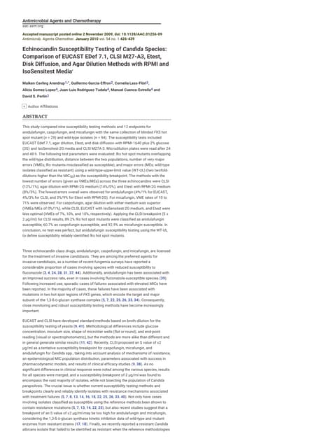 MRSL: Methicillin Resistant Staphylococcus lugdunensis | PDF ...